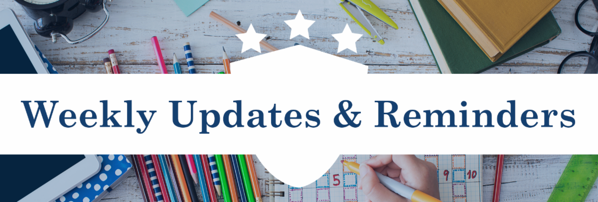 CSY Weekly Updates & Reminders