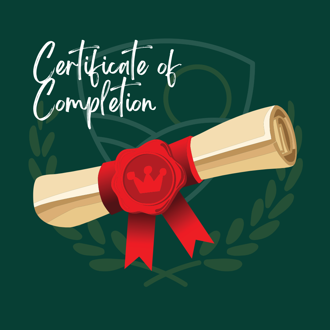 Certificate of Completion Deadline Approaching