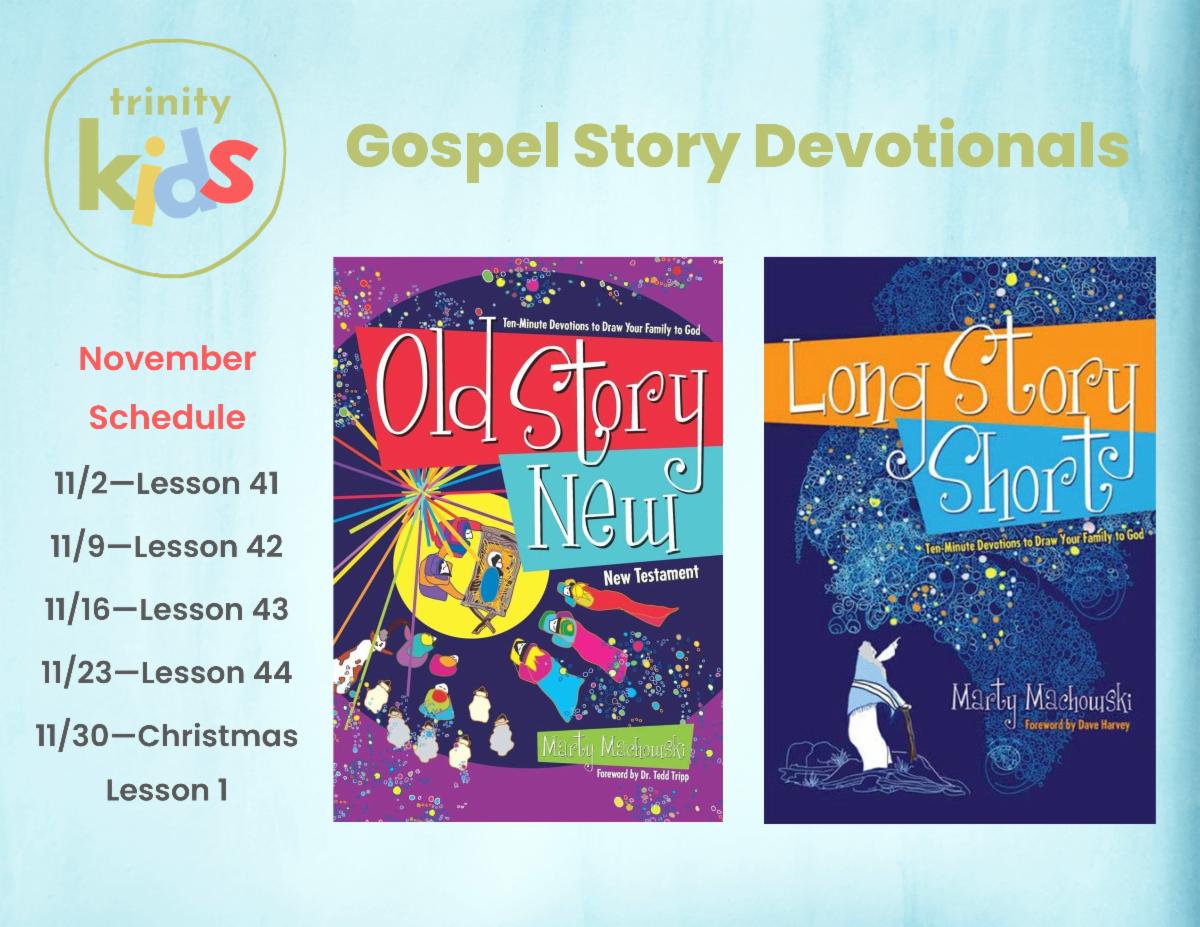 November Trinity Kids Happenings