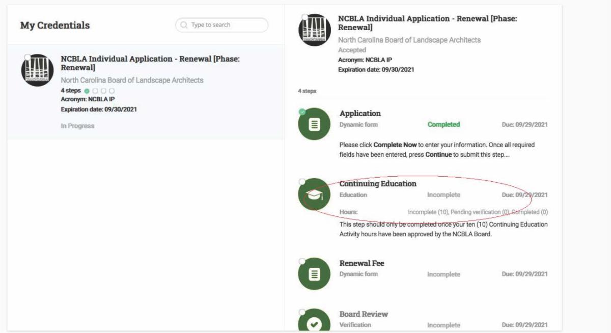 NCBLA - How to Report CE & Renew in Certemy