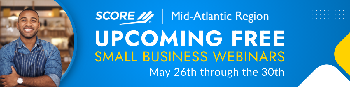 Free Webinars: Gov't Contracting & Financial Forecasting – May 27