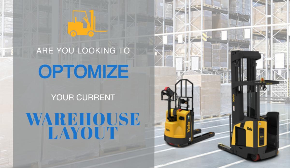 Minimizing aisle width to maximize warehouse space