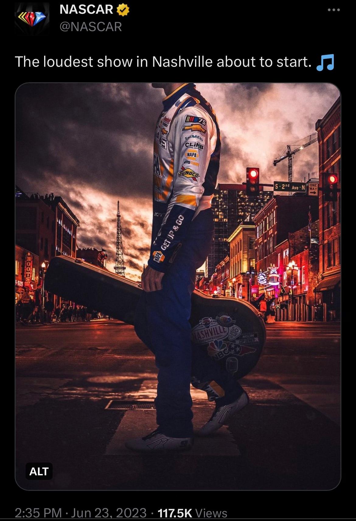 NASCAR Races are Loud and an Interesting NASCAR Twitter Delete