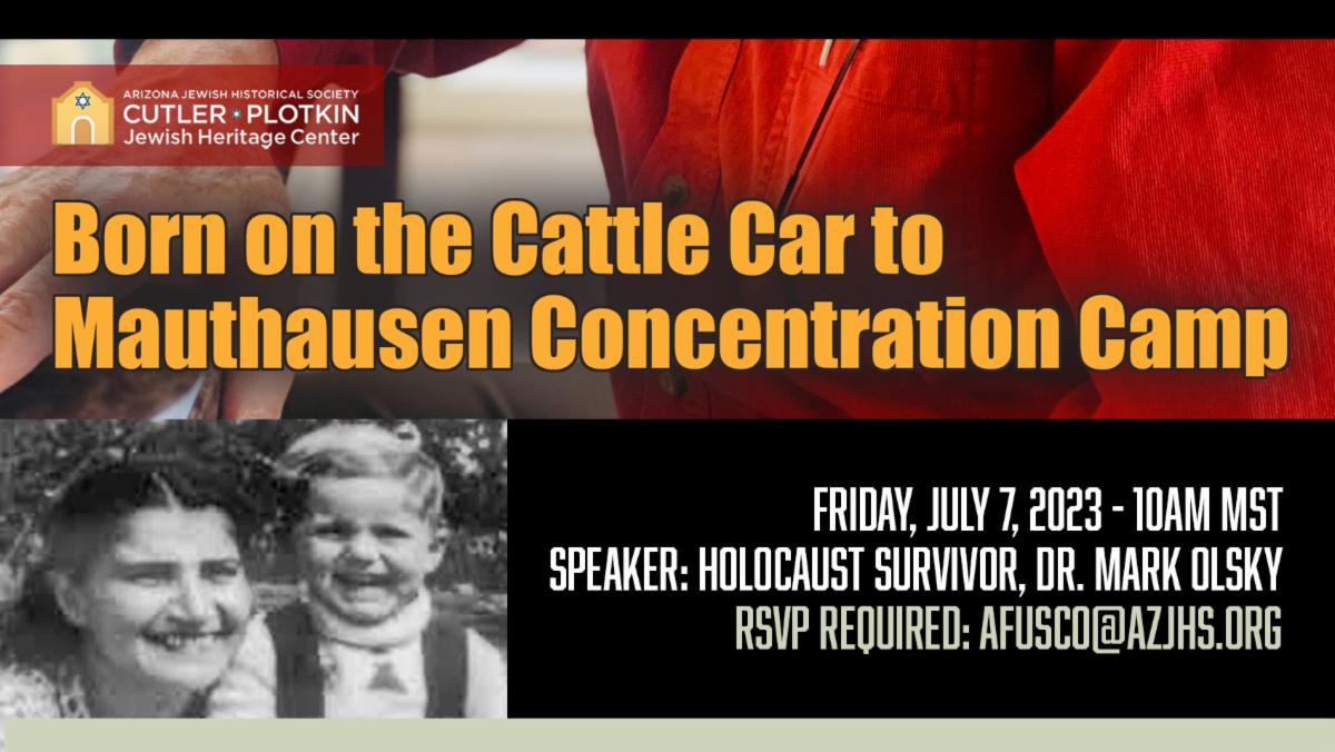 July 2023 Events at the Arizona Jewish Historical Society