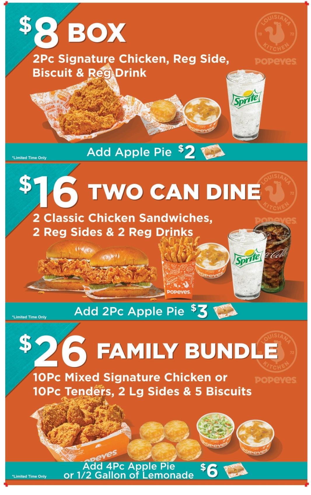 Popeye's RW Fall 2025