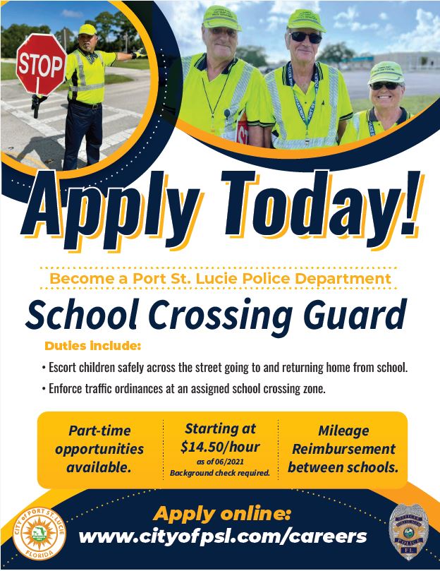 Port St. Lucie Police Department Monthly Newsletter