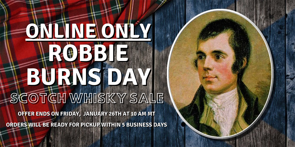 Robbie Burns Day Scotch Sale & Save Big on Highly Rated Wines!