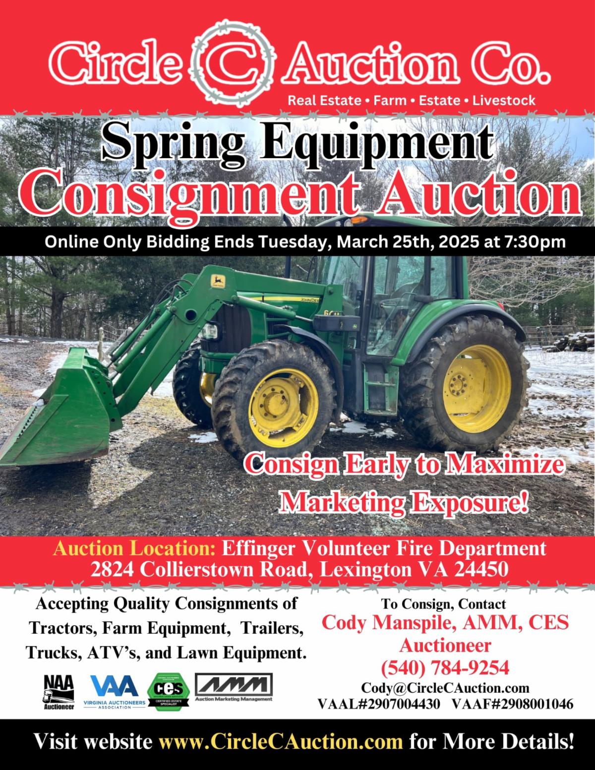 Ready, Set, Sell! Transform Your Equipment into Cash at Our Spring ...