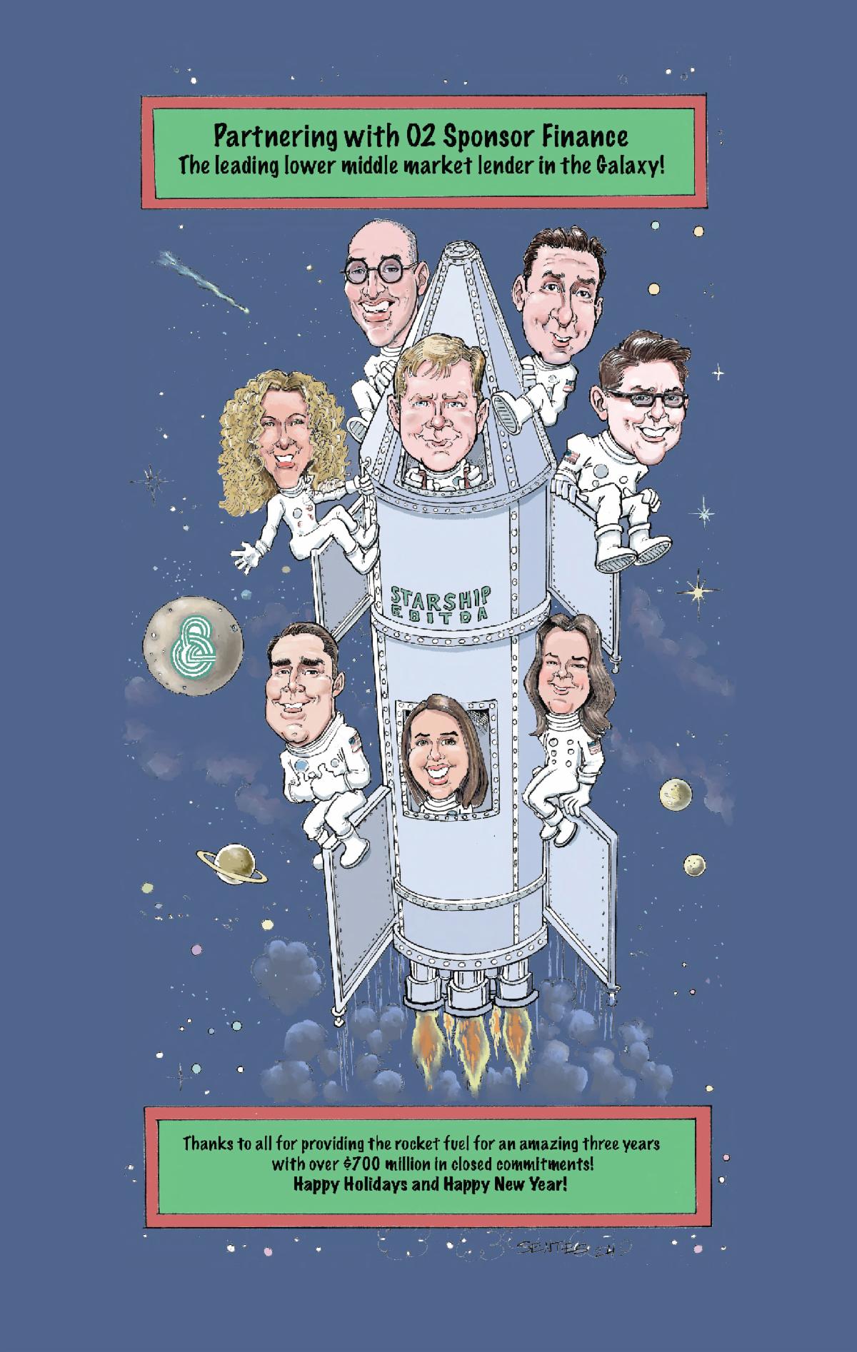 Season's greetings from your O2 Sponsor Finance team.