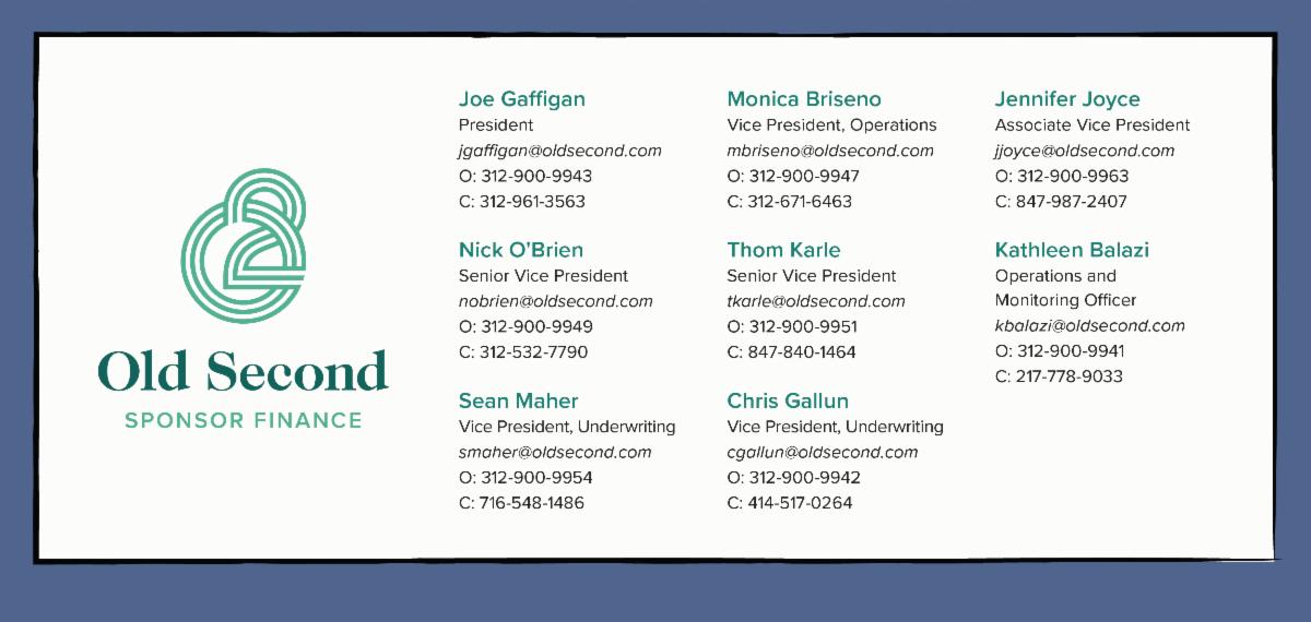 Season's greetings from your O2 Sponsor Finance team.