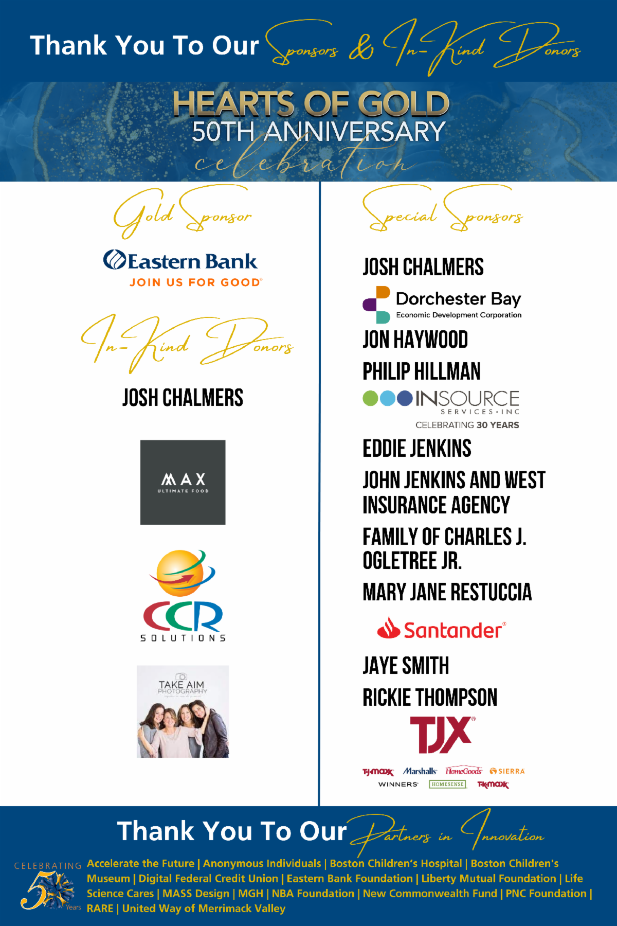 Reminisce on a golden celebration honoring CSR