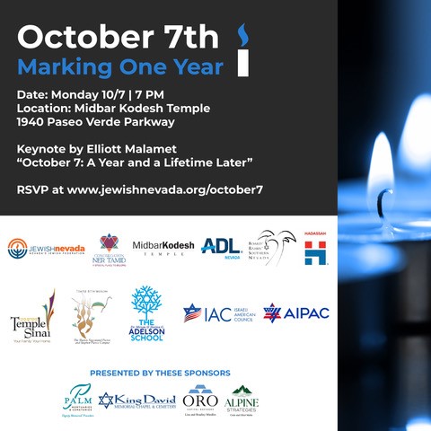 Marking One Year - Oct. 7