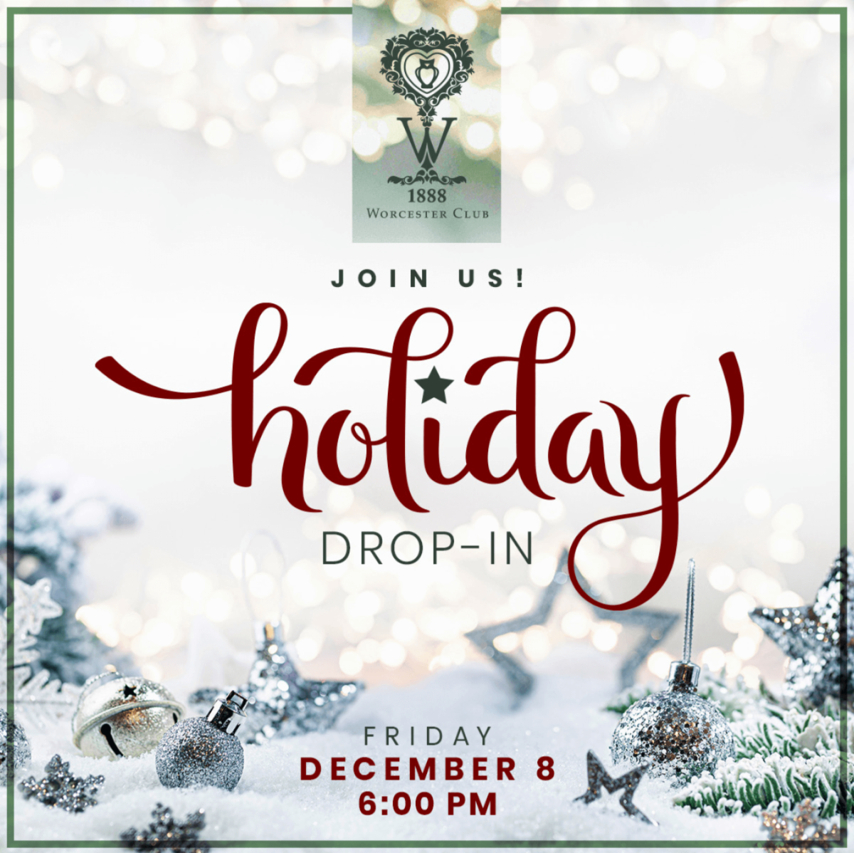 Celebrate the Warmth of the Season at Our Holiday Drop In Party