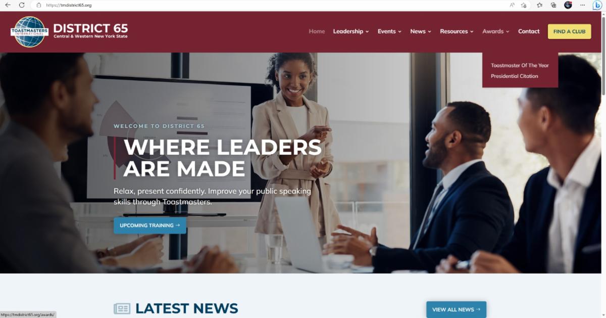 District 65 Toastmasters Newsletter - September 2025 Vol 60