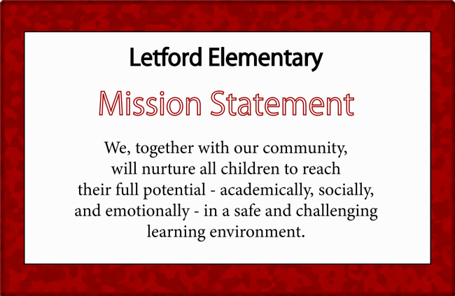 Letford Elementary School Parent Newsletter November 22, 2019