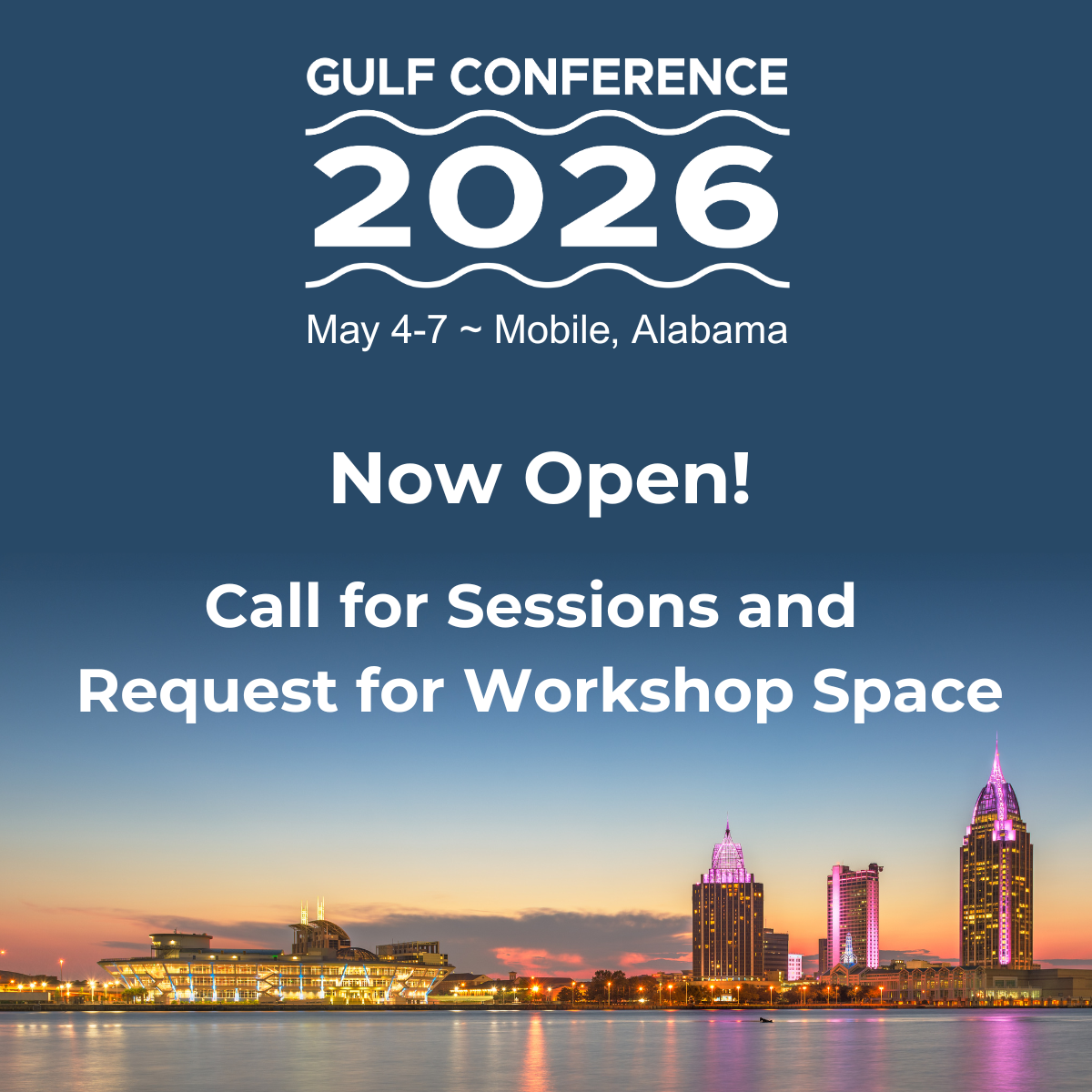 Call for Sessions and Request for Workshop Space