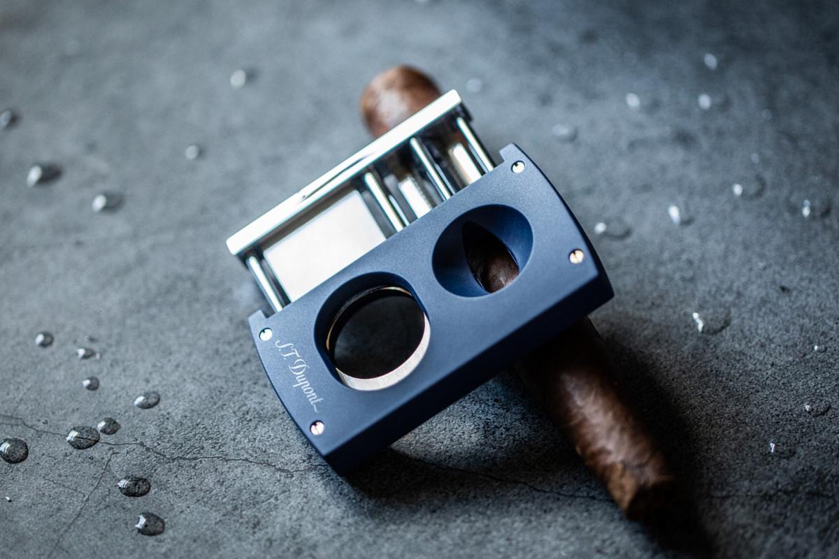 NEW S.T. Dupont Matte Blue Jet Flame Collection