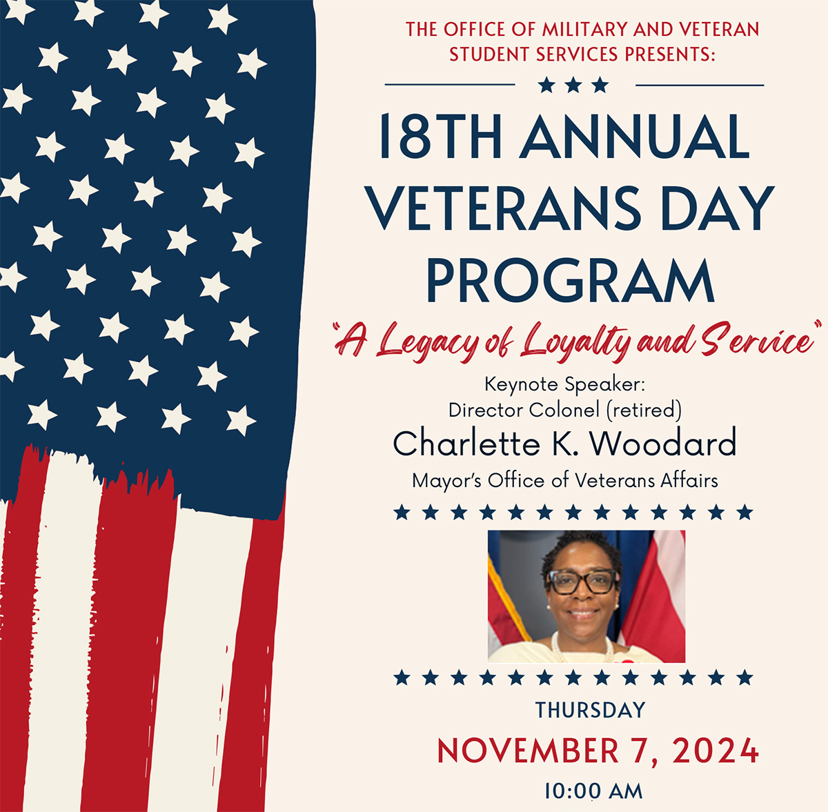 18th Annual Veterans Day Program: A Legacy of Loyalty and Service