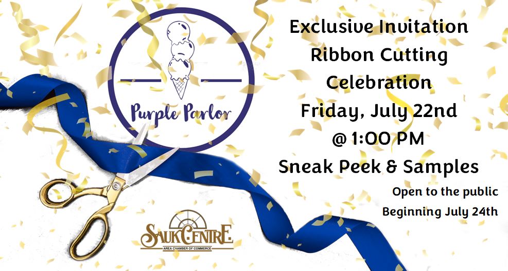 Special Invitation: Purple Parlor Ribbon Cutting Celebration!