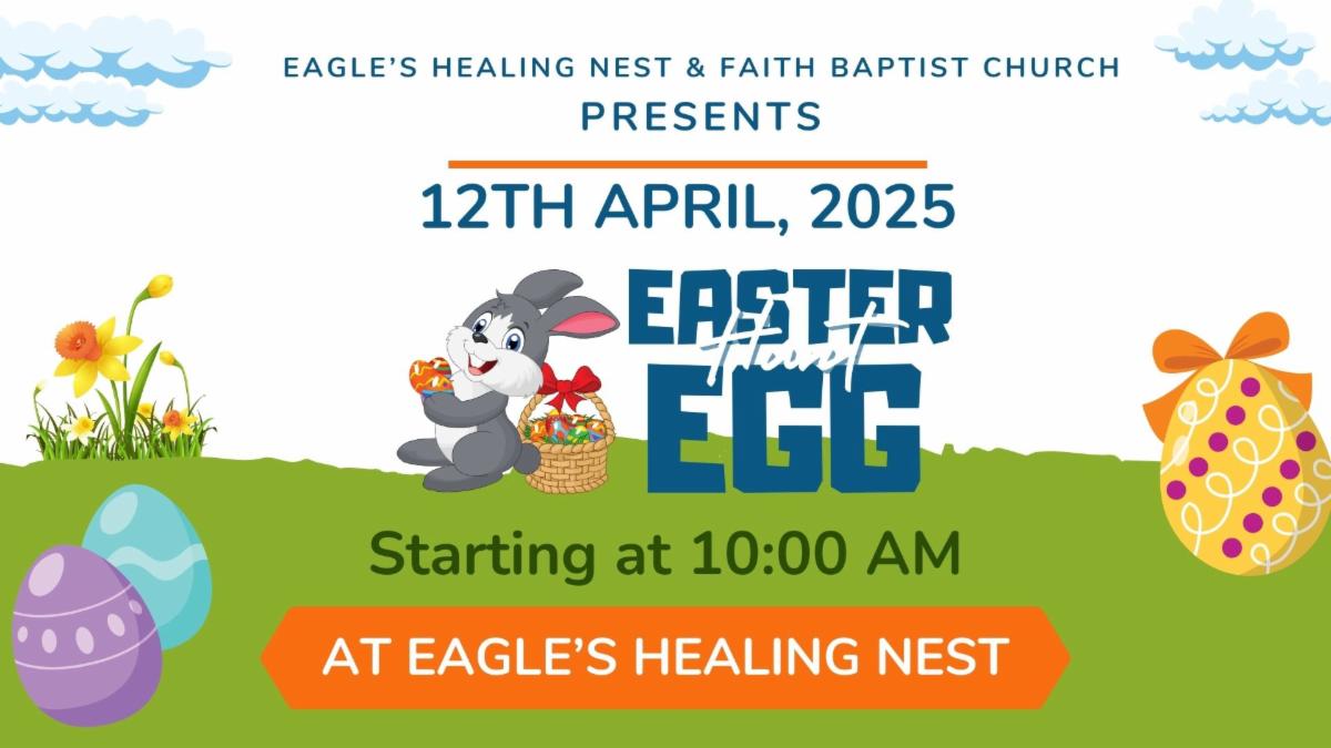 🐣 Join the Easter Egg Hunt at Eagle’s Healing Nest! 🌸