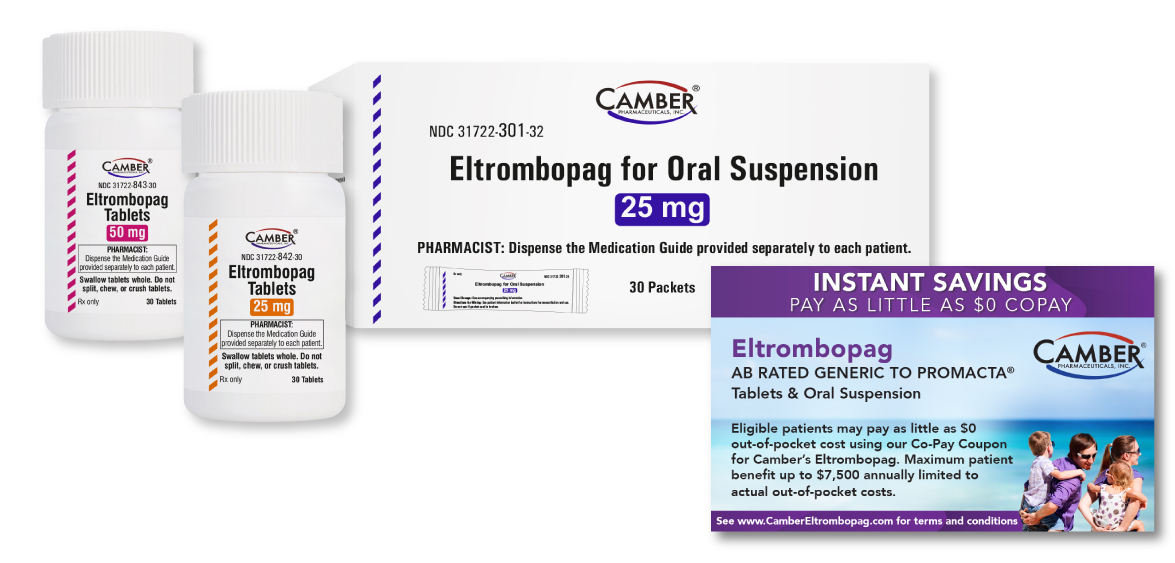 Eltrombopag Available from Camber