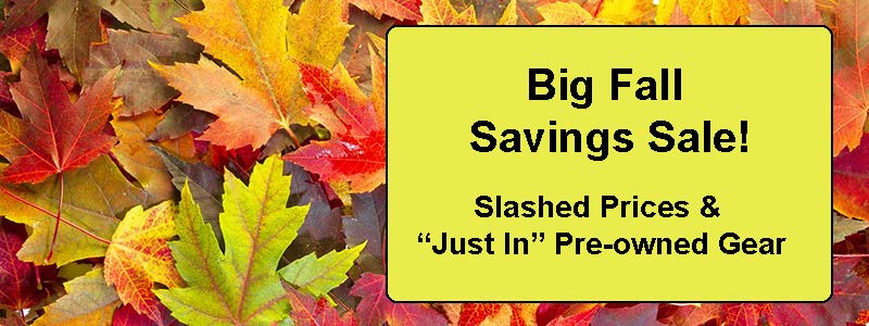 Fall Prices with Big Savings & "Just In" Pre-owned Audio Video Gear
