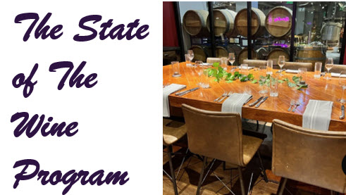 The State of The Wine Program