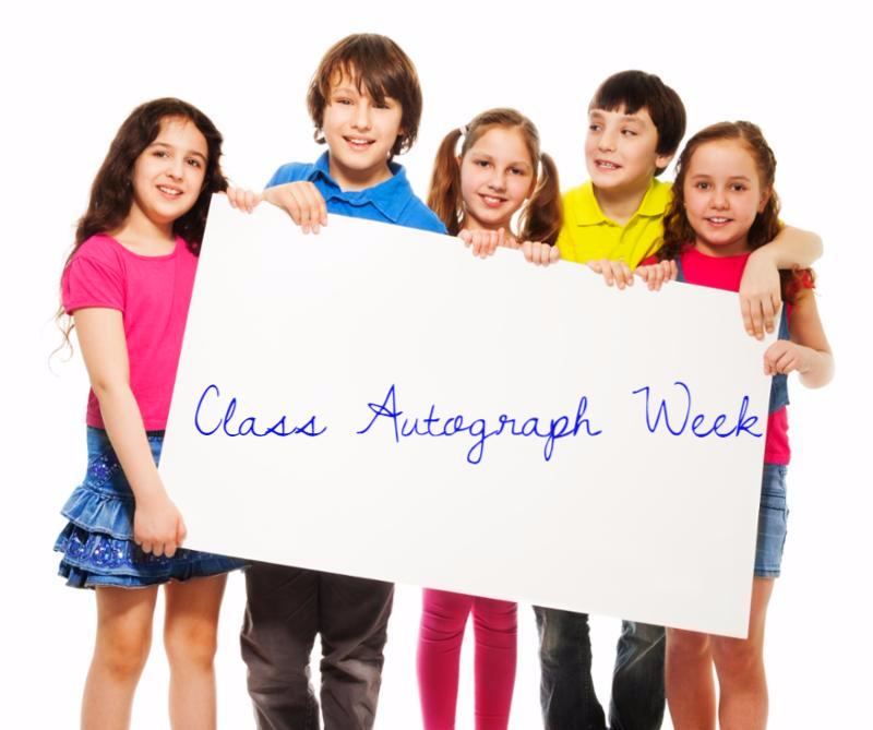 Class Autograph Week - bring or wear a T-shirt! 😍
