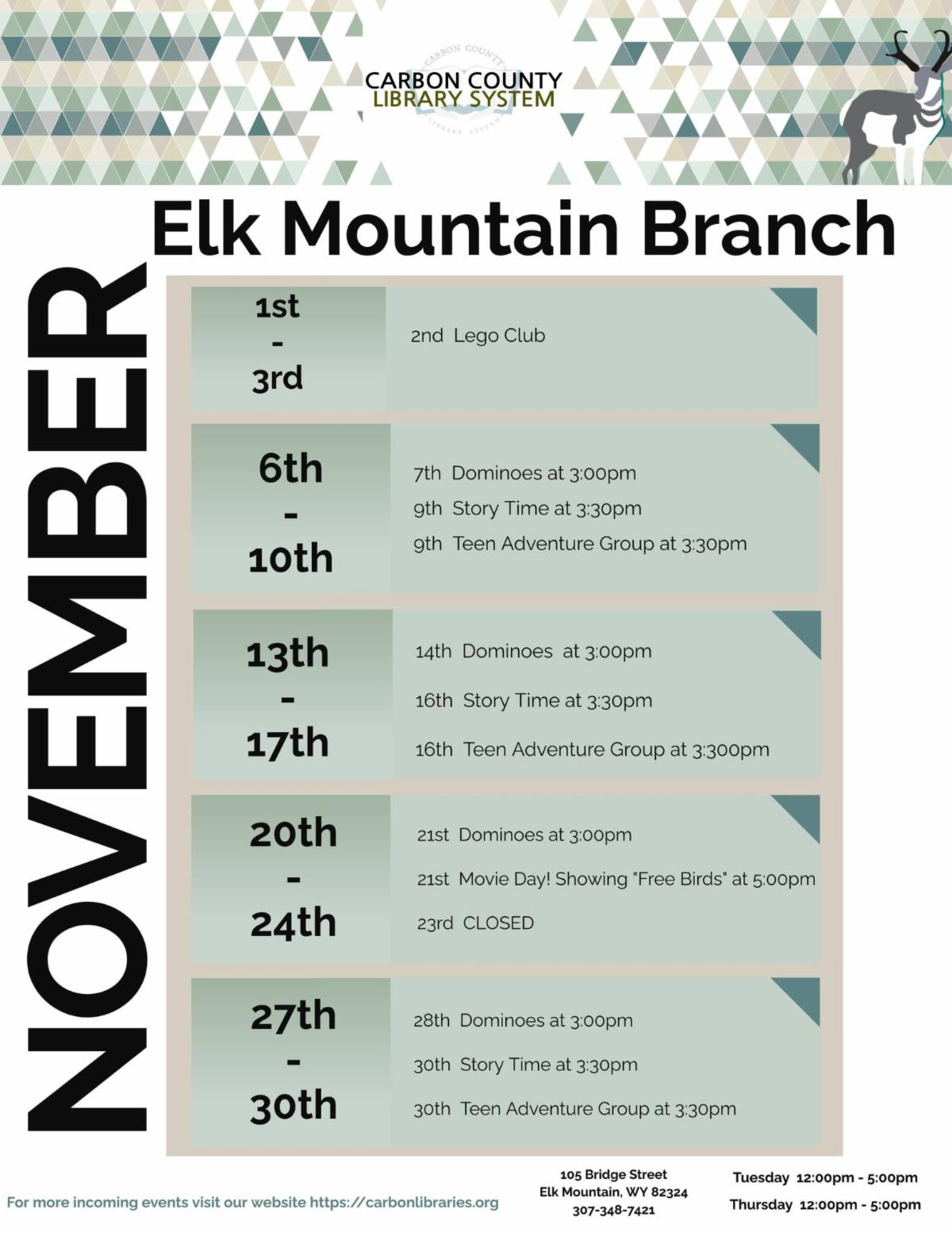 Meet Member Monday November 6th and upcoming events
