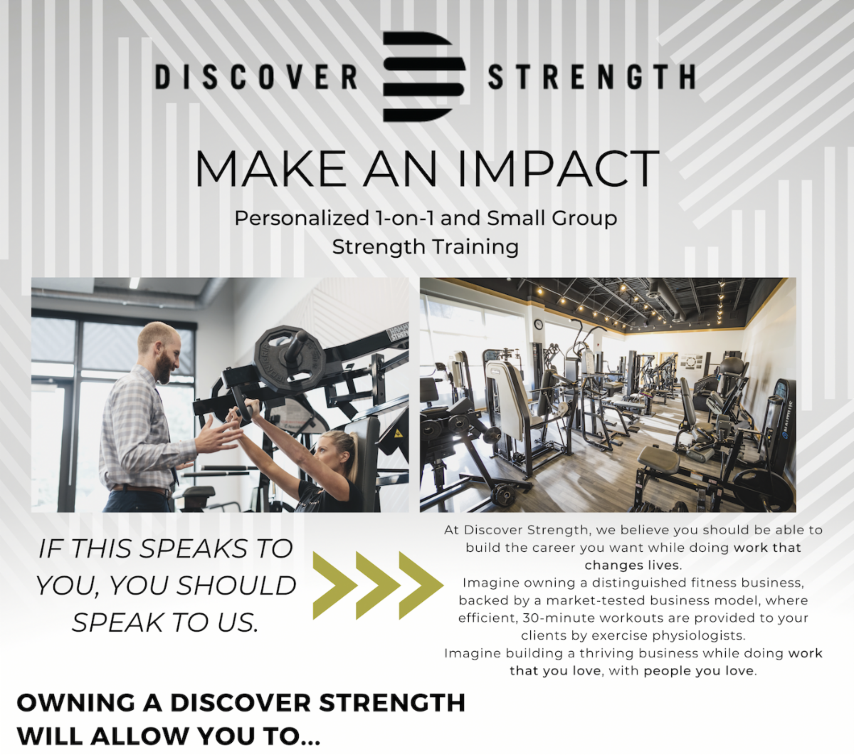 Make an Impact with a Discover Strength Franchise