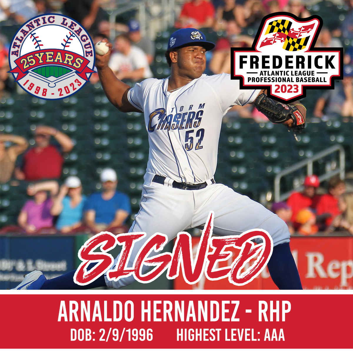 Frederick Atlantic League Baseball Club Signs Three More Pitchers