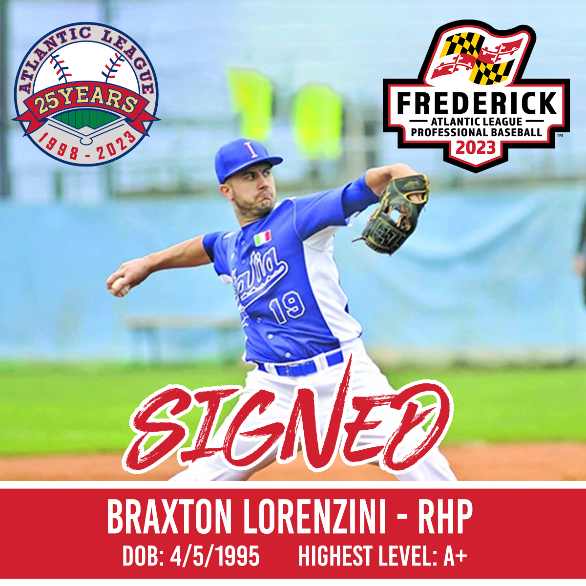 Frederick Atlantic League Baseball Club Signs Three More Pitchers