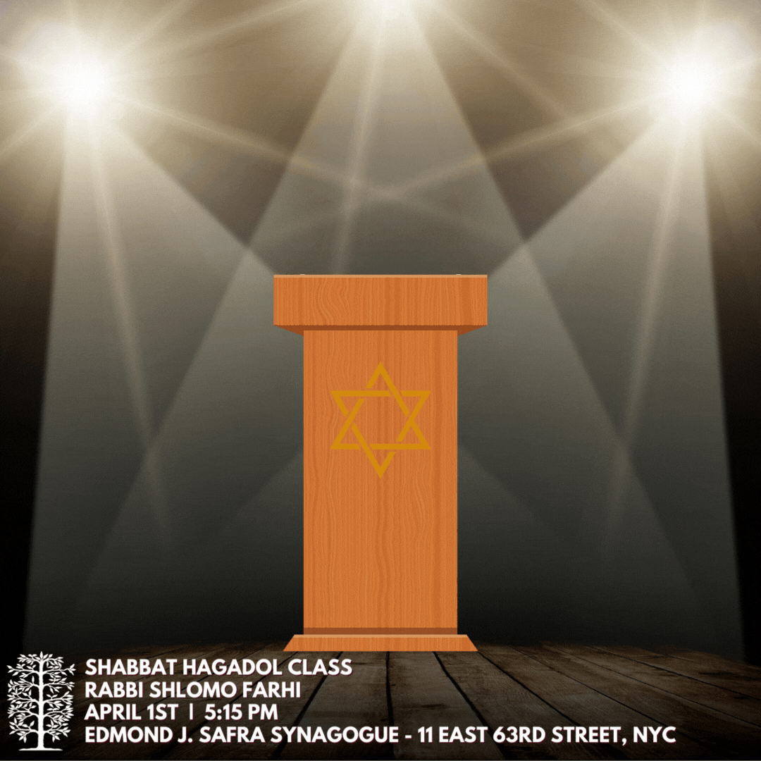 EJSS Newsletter & Pesah Bulletin - Shabbat HaGadol - Perashat Sav