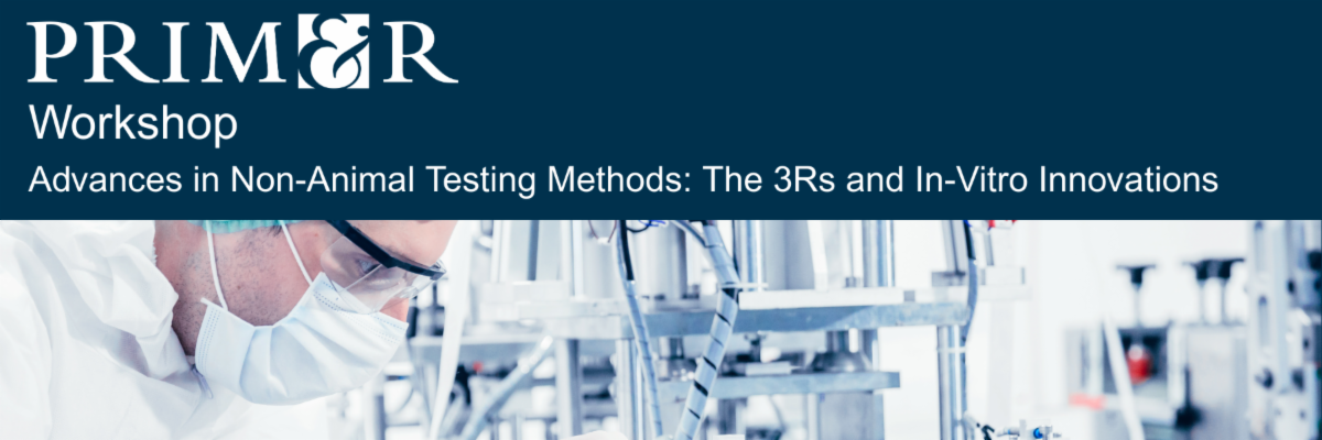 Workshop on Tuesday: Advances in Non-animal Testing Methods