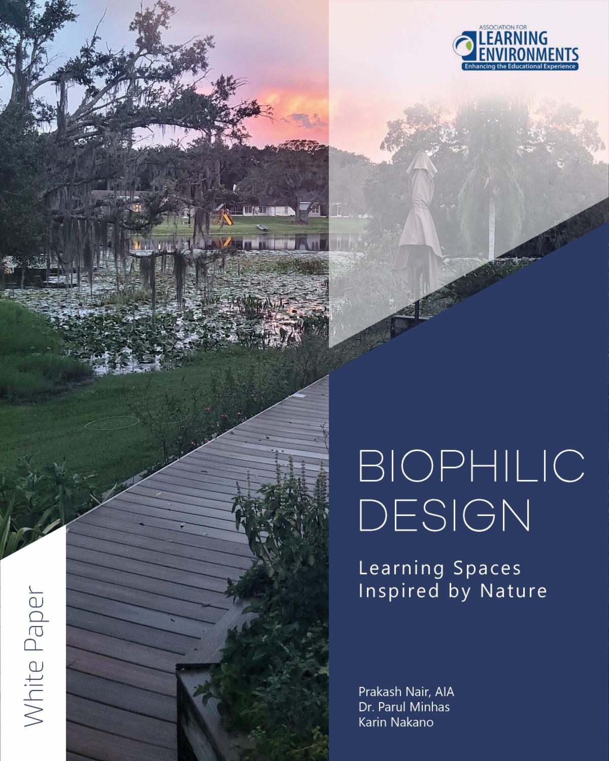 NEW A4LE White Paper - Biophilic Design: Learning Spaces Inspired by Nature