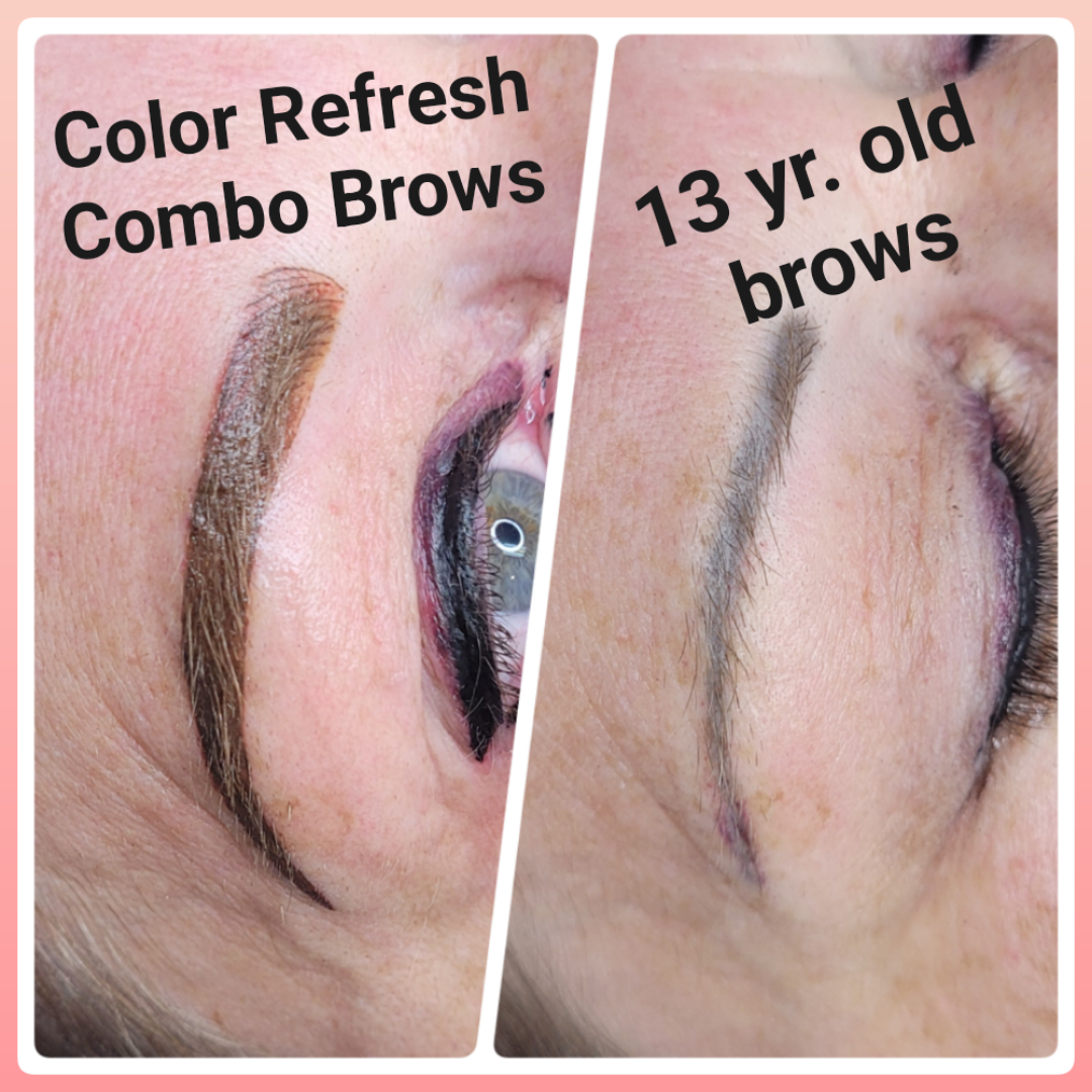 Why did my eyebrows change color?