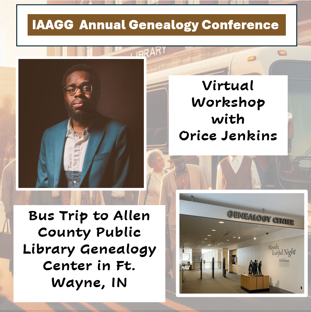 IAAGG 2025 Annual Genealogy Conference -- Workshop and Bus Trip