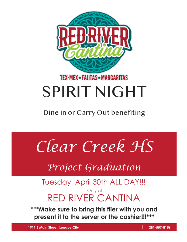 RED RIVER CANTINA SPIRIT NIGHT!