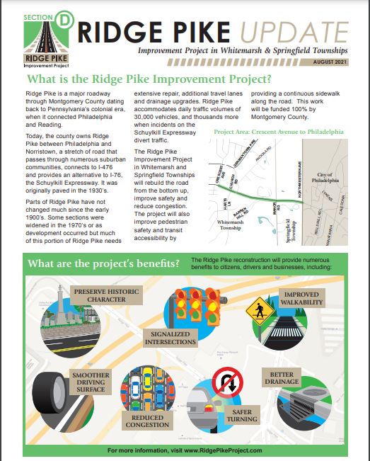 Ridge Pike Improvement Project Has A Tentative Start Date