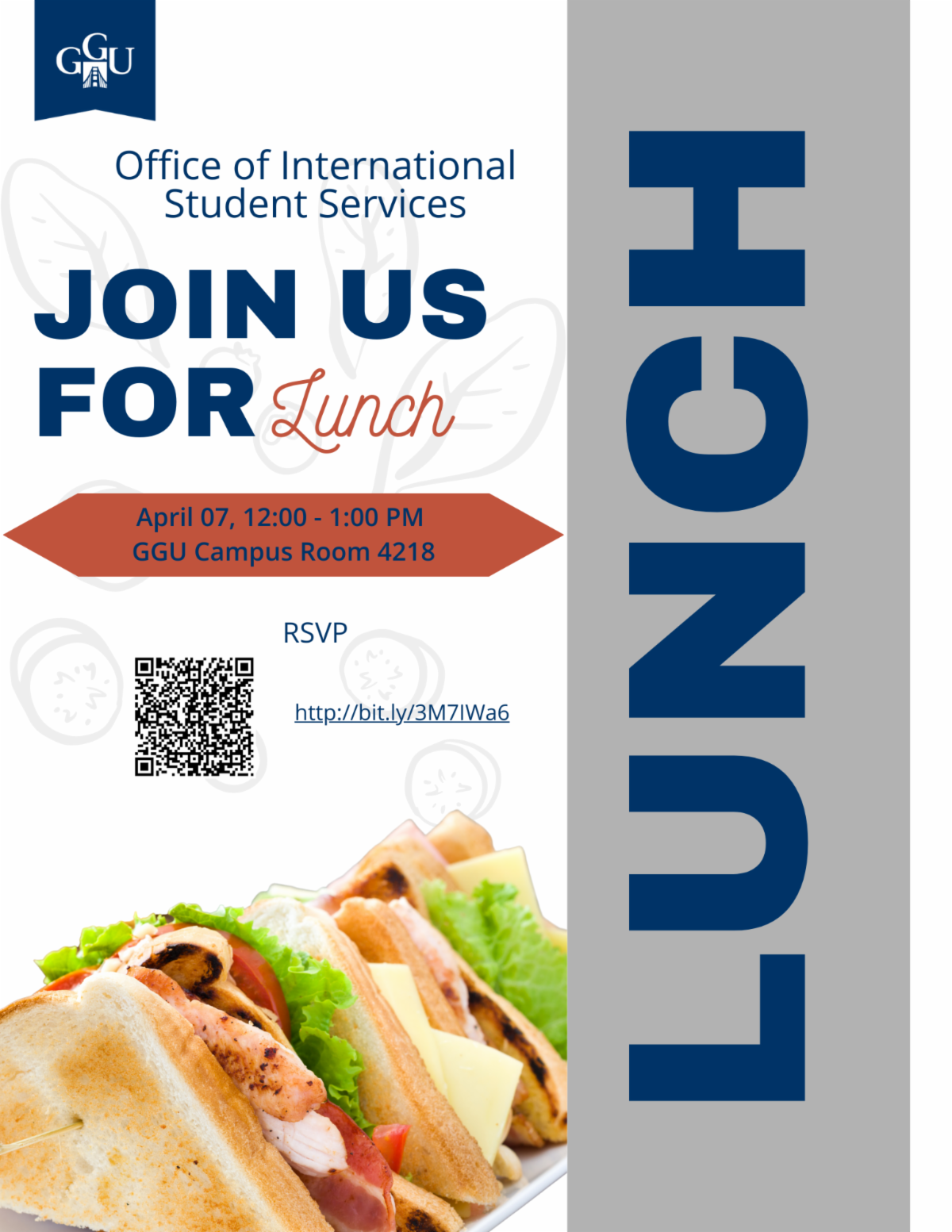 Update! Join us for lunch this Friday!