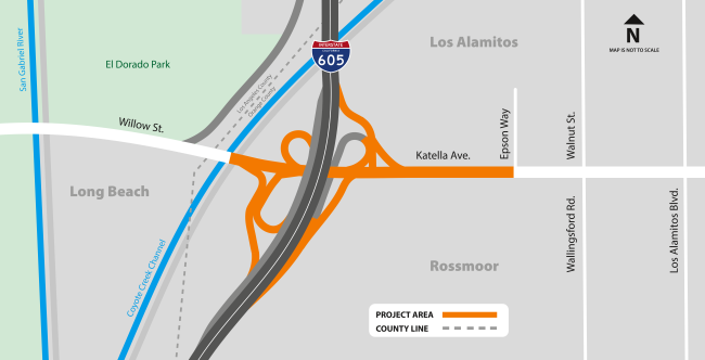 I-605/Katella Avenue Interchange Project - Construction Alert
