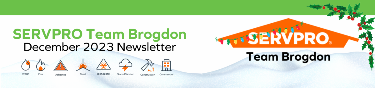 Happy Holidays and Happy New Year from SERVPRO Team Brogdon