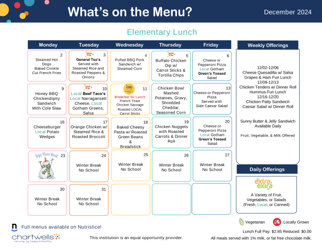 Aquidneck School News 12/16/24