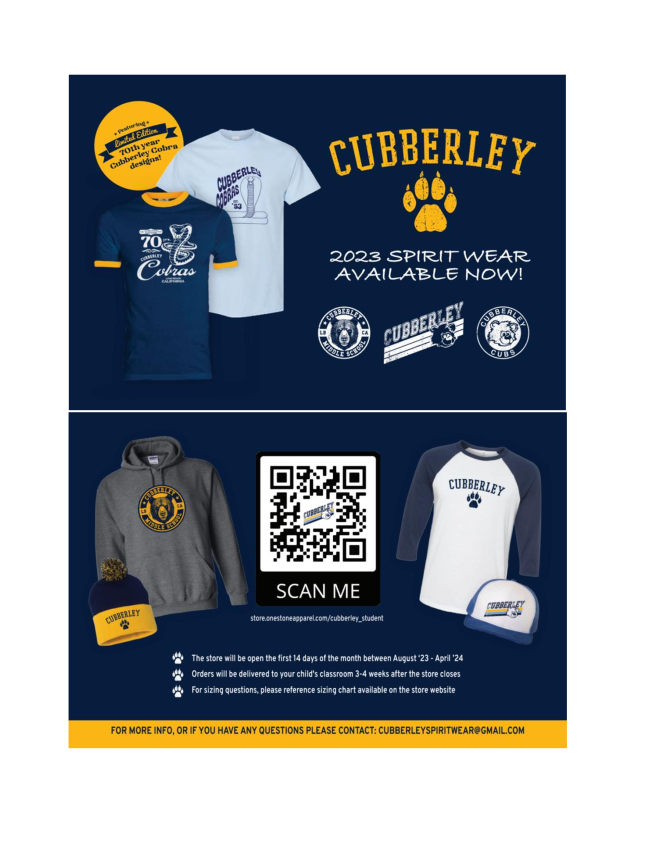 Cubberley Connection Online-- Sept. 6, 2023