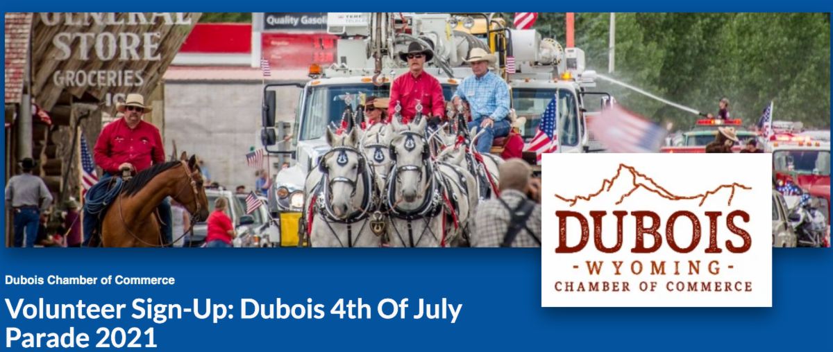 4th of July in Dubois!!! Wow, wow, wow, lots of great things going on ...