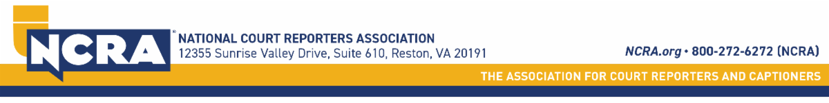Good morning! Here's your NCRA Insider ...