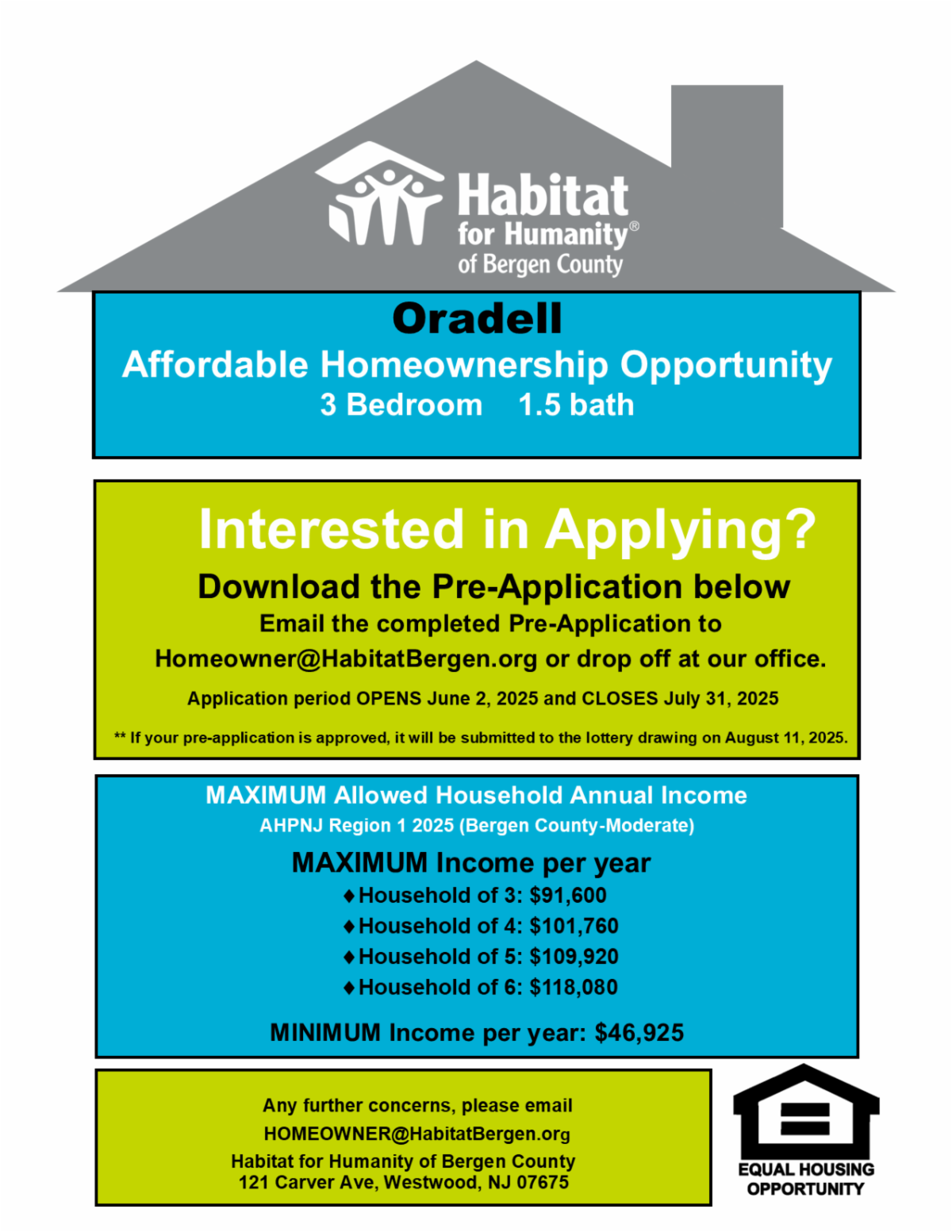 HOUSING HOT TOPIC- Affordable Homeownership in Oradell, NJ