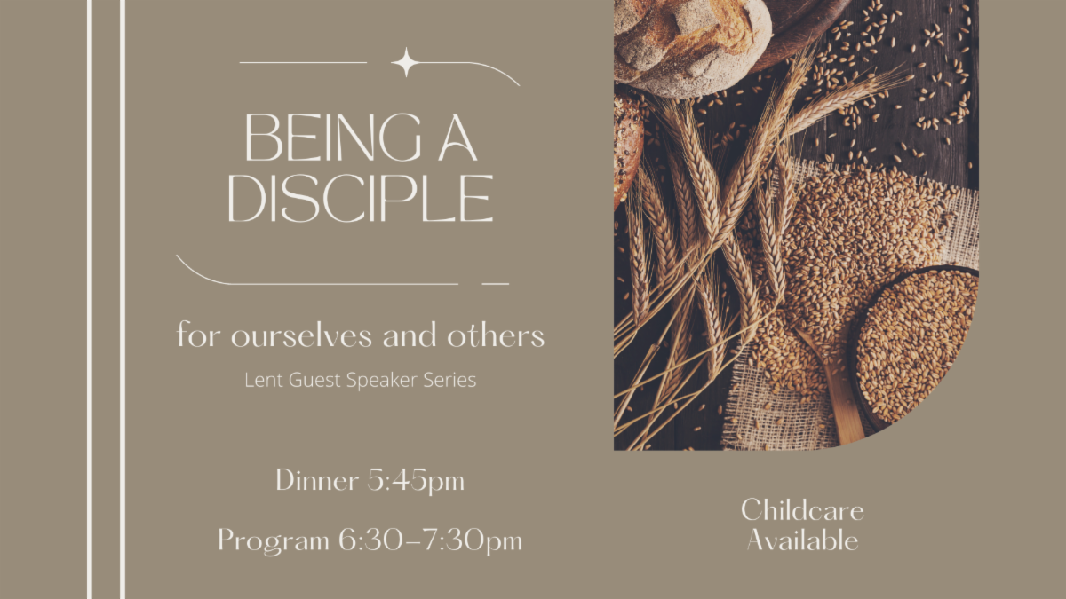 Being a Disciple: Lent Guest Speaker Series continues with Bishop Chip ...