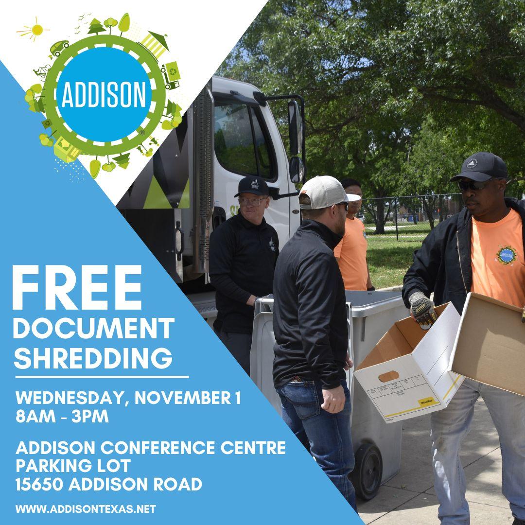 Here's your Weekly Update from the Town of Addison 10.27.23