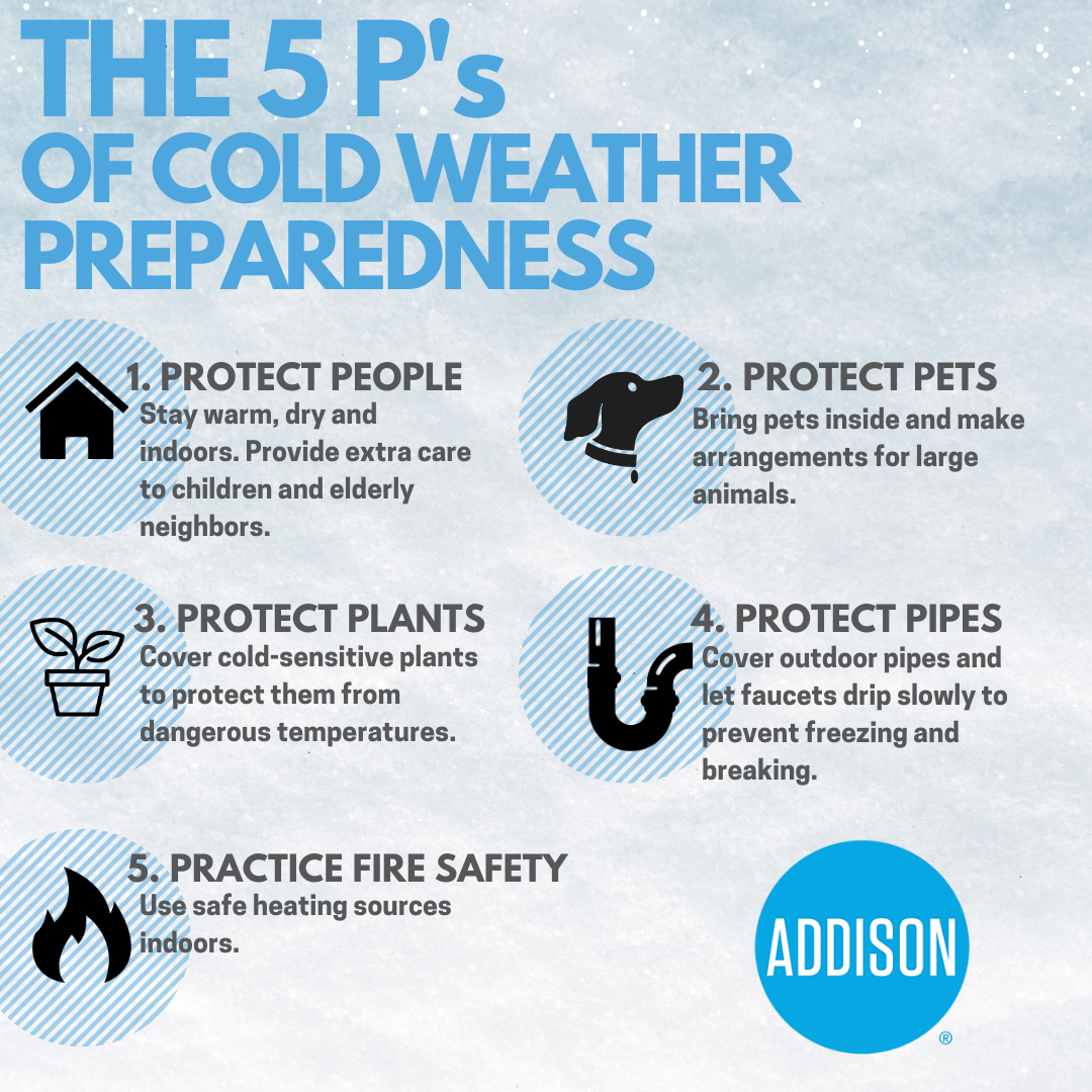 Winter Weather Update from the Town of Addison, 1.31.23